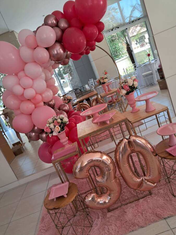 Mini table Pink e Rosa | Universo Decorado