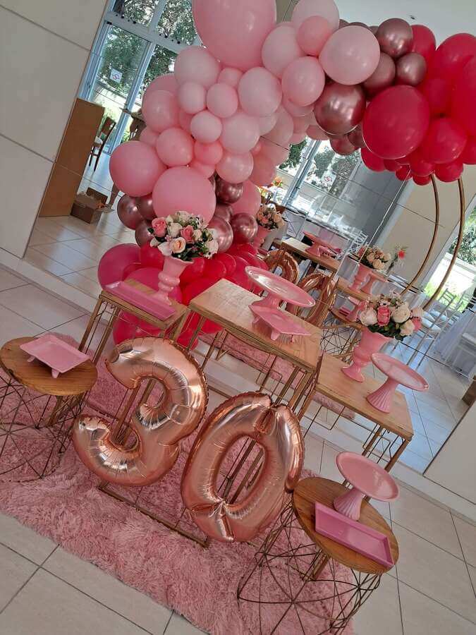 Mini table Pink e Rosa | Universo Decorado